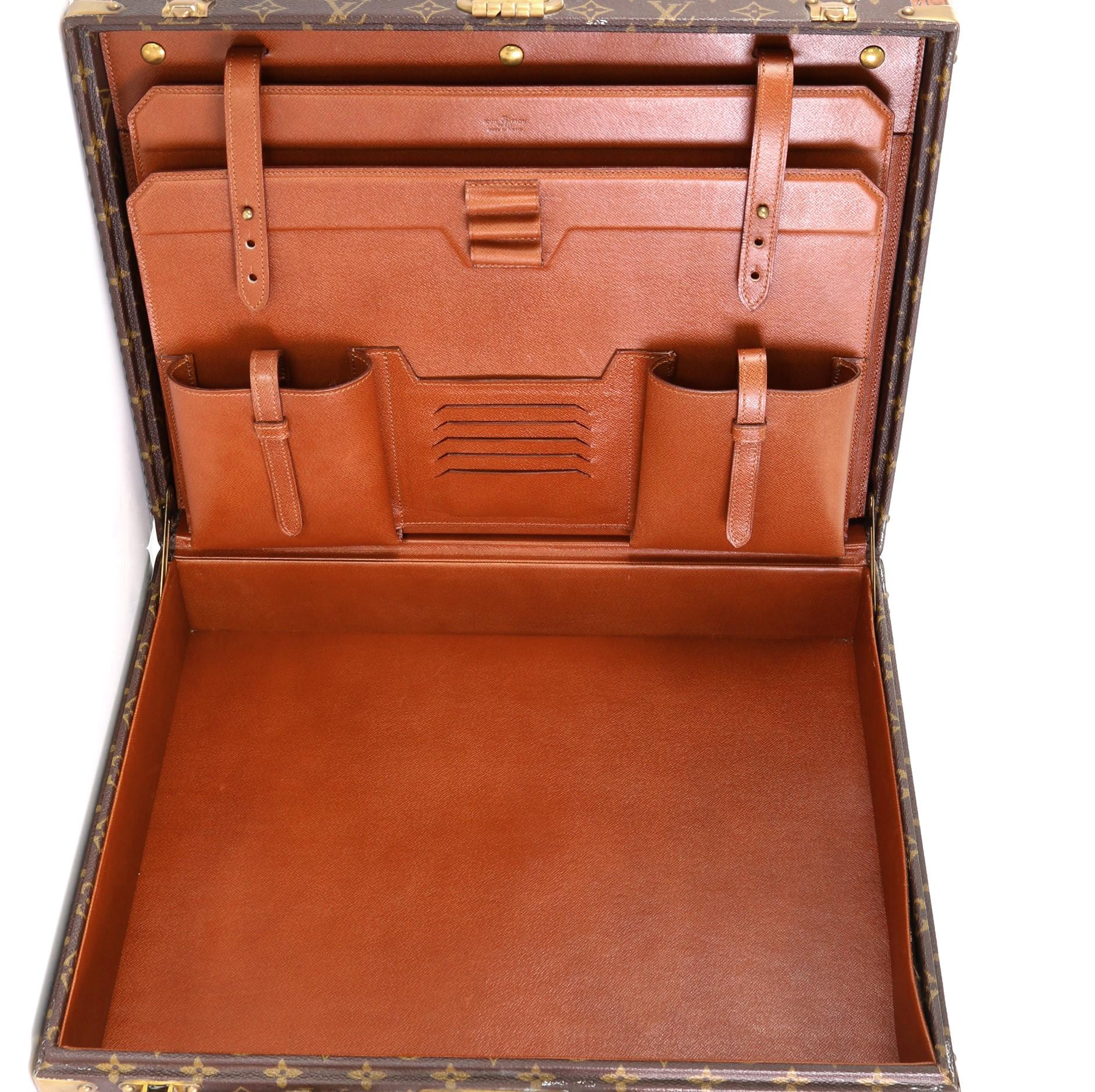 Louis Vuitton President Classeur Briefcase Monogram Canvas at 1stDibs ...