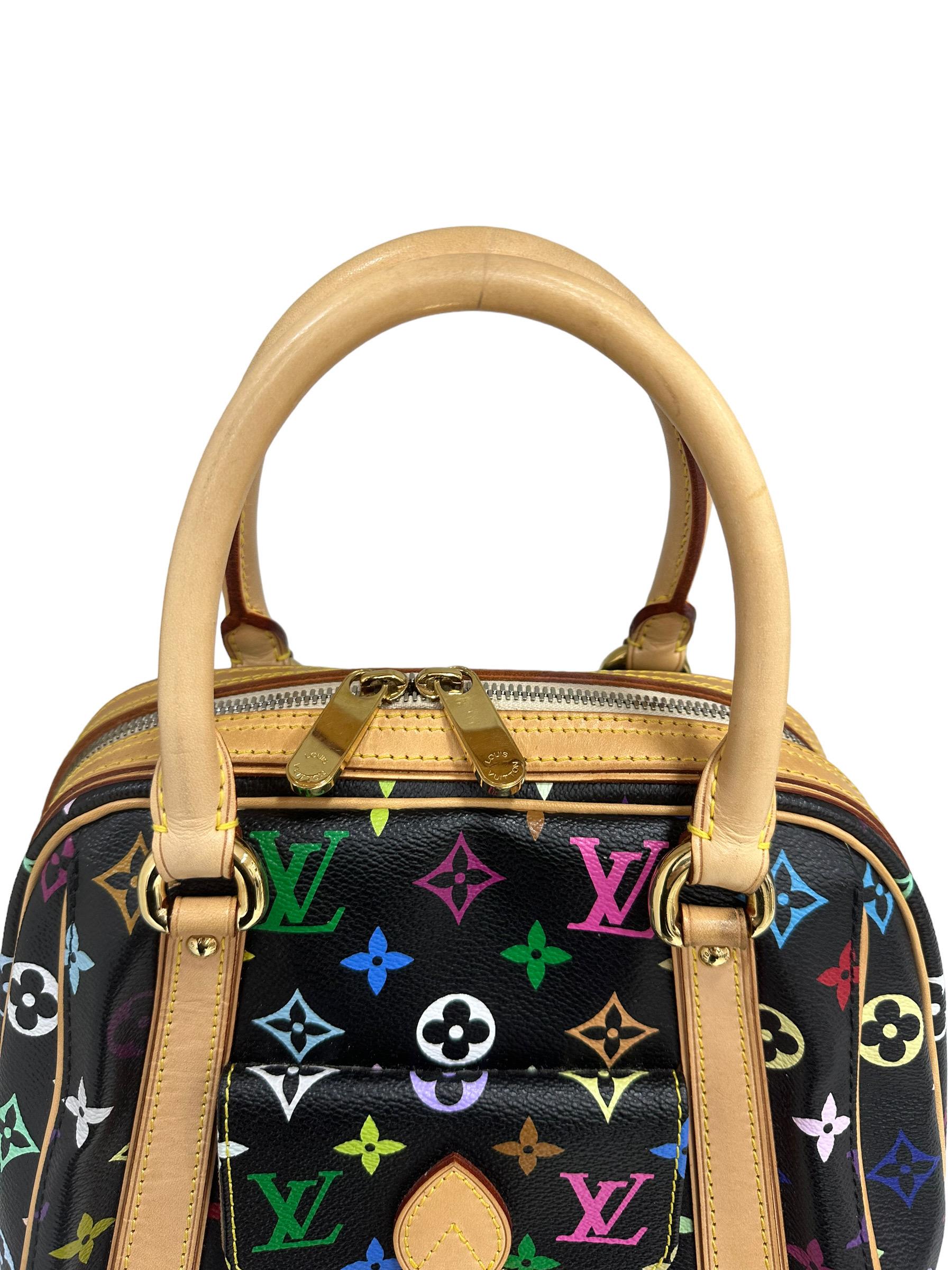 Louis Vuitton Priscilla GM Takashi Murakami Multicolo Leather Top ...