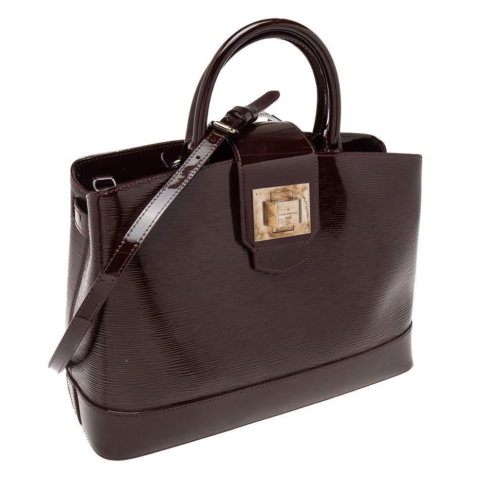 Louis Vuitton Prune Electric Epi Leather Mirabeau GM Bag at 1stDibs