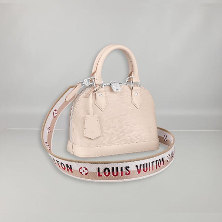 Louis Vuitton Quartz White Alma BB Bag For Sale at 1stDibs