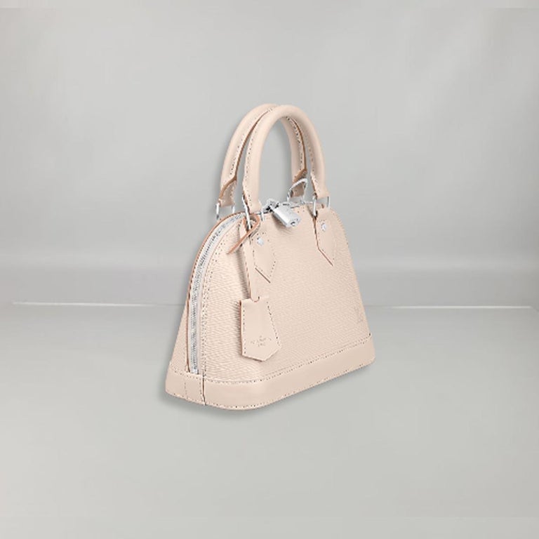 Louis Vuitton Quartz White Alma BB Bag For Sale at 1stDibs