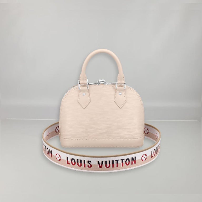 Louis Vuitton Quartz White Alma BB Bag For Sale at 1stDibs