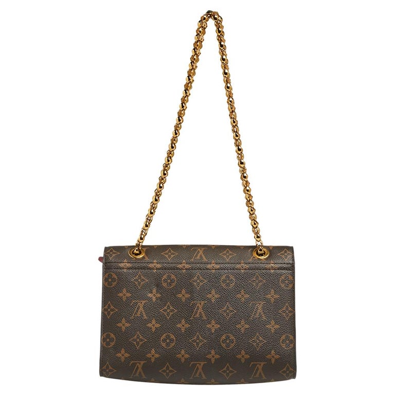 Louis Vuitton Raisin Monogram Canvas Victoire Chain Bag at 1stDibs