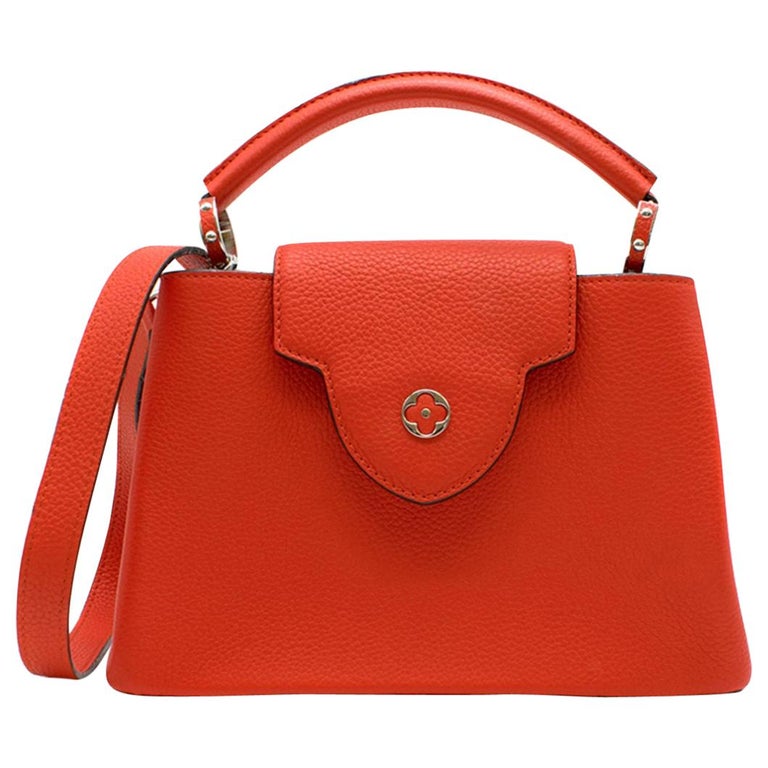 Louis Vuitton Red Capucines BB Shoulder Bag For Sale at 1stDibs