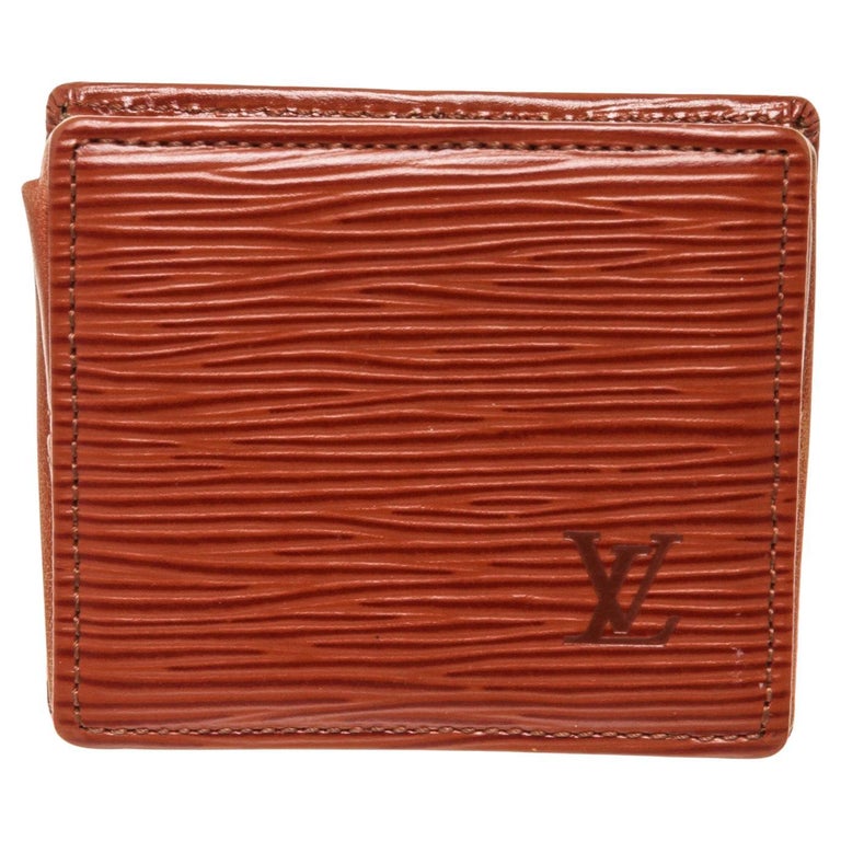 Louis Vuitton Red Epi Leather Boite Coin Wallet with epi leather, gold ...