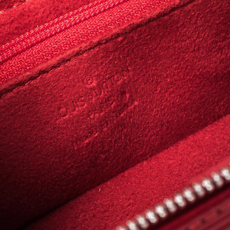 Louis Vuitton Red Epi Leather Jewelry Box at 1stDibs