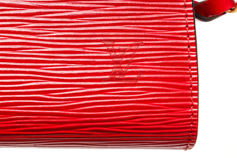 Louis Vuitton Red Epi Leather Pochette at 1stDibs