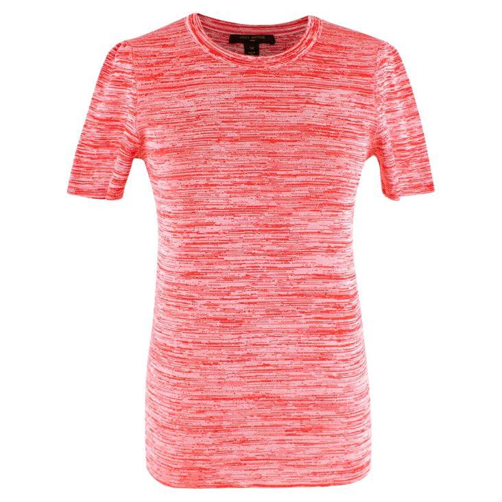 Louis Vuitton Red Demonic Owl Printed Cotton T-Shirt M For Sale at 1stDibs