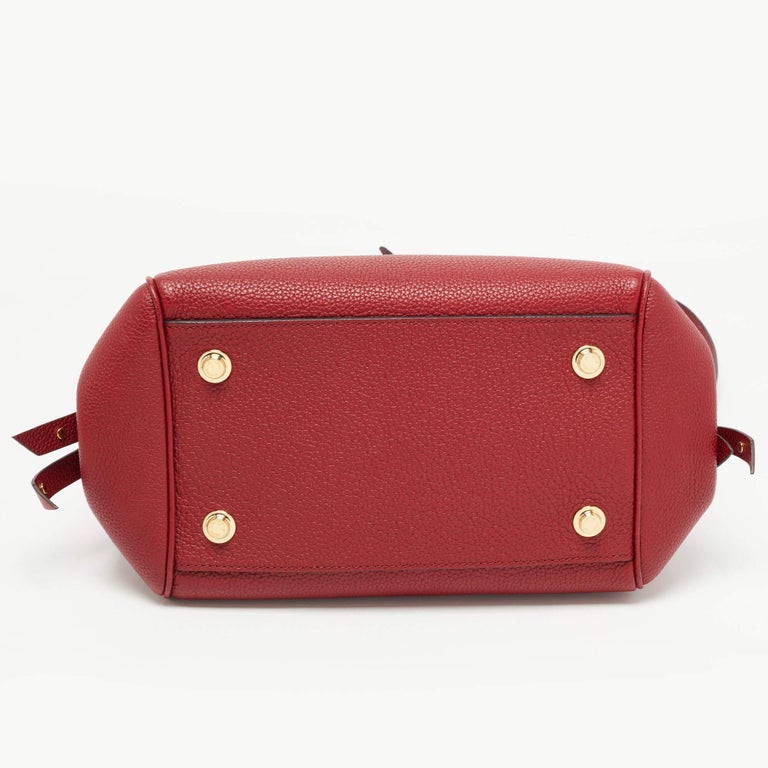 Louis Vuitton Red Leather 2Way Milla PM Bag For Sale at 1stDibs