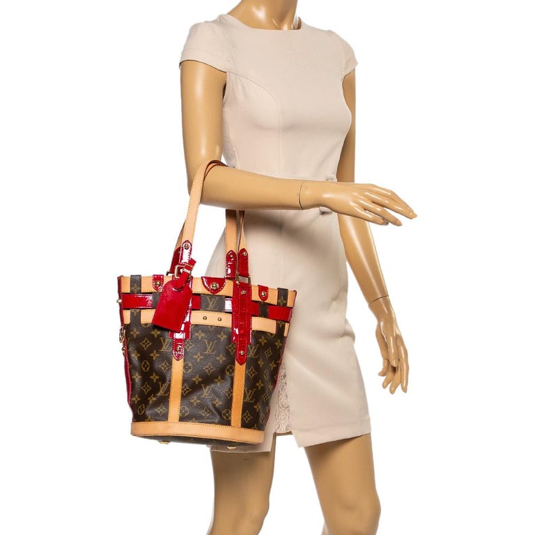 Louis Vuitton Red Monogram Leather Limited Edition Rubis Neo Bucket Bag ...