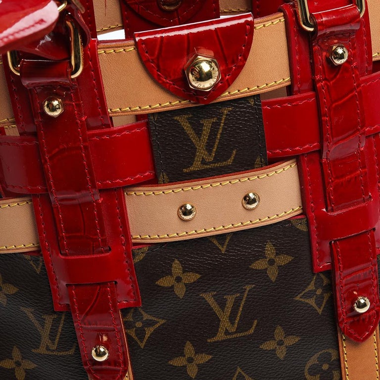 Louis Vuitton Red Monogram Leather Limited Edition Rubis Neo Bucket Bag ...