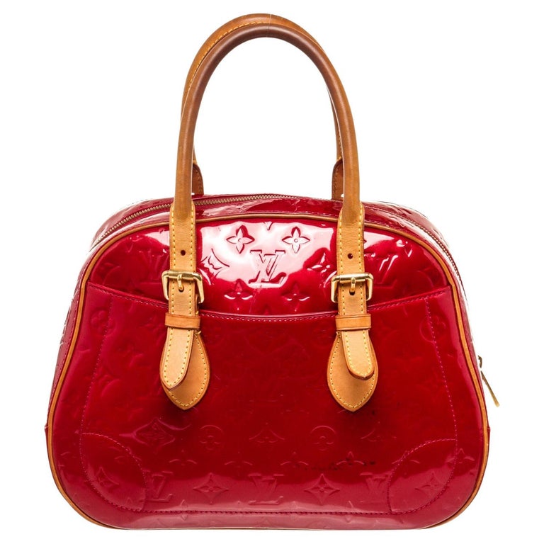 Louis Vuitton Red Monogram Verns Leather Summit Drive Shoulder Bag For ...