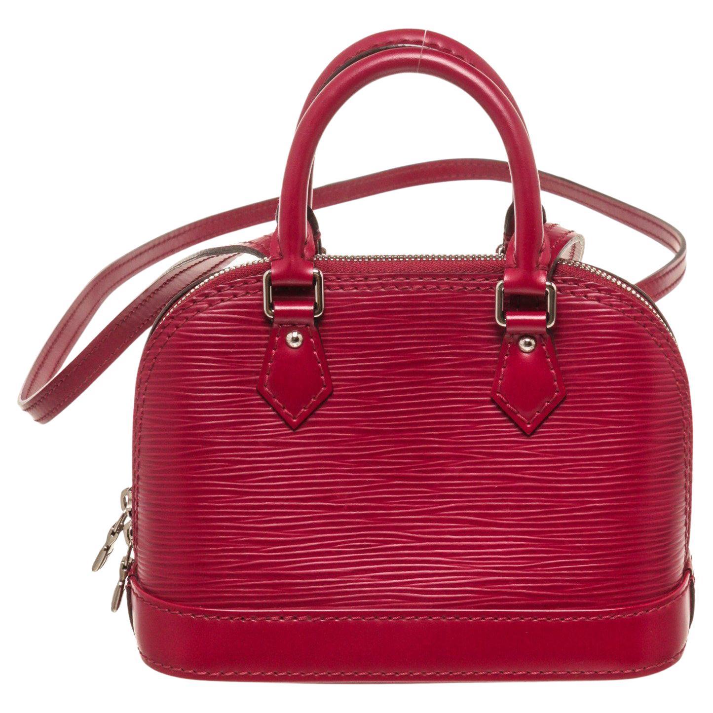 Louis Vuitton Limited Edition Red and Navy Crossbody Bag at 1stDibs