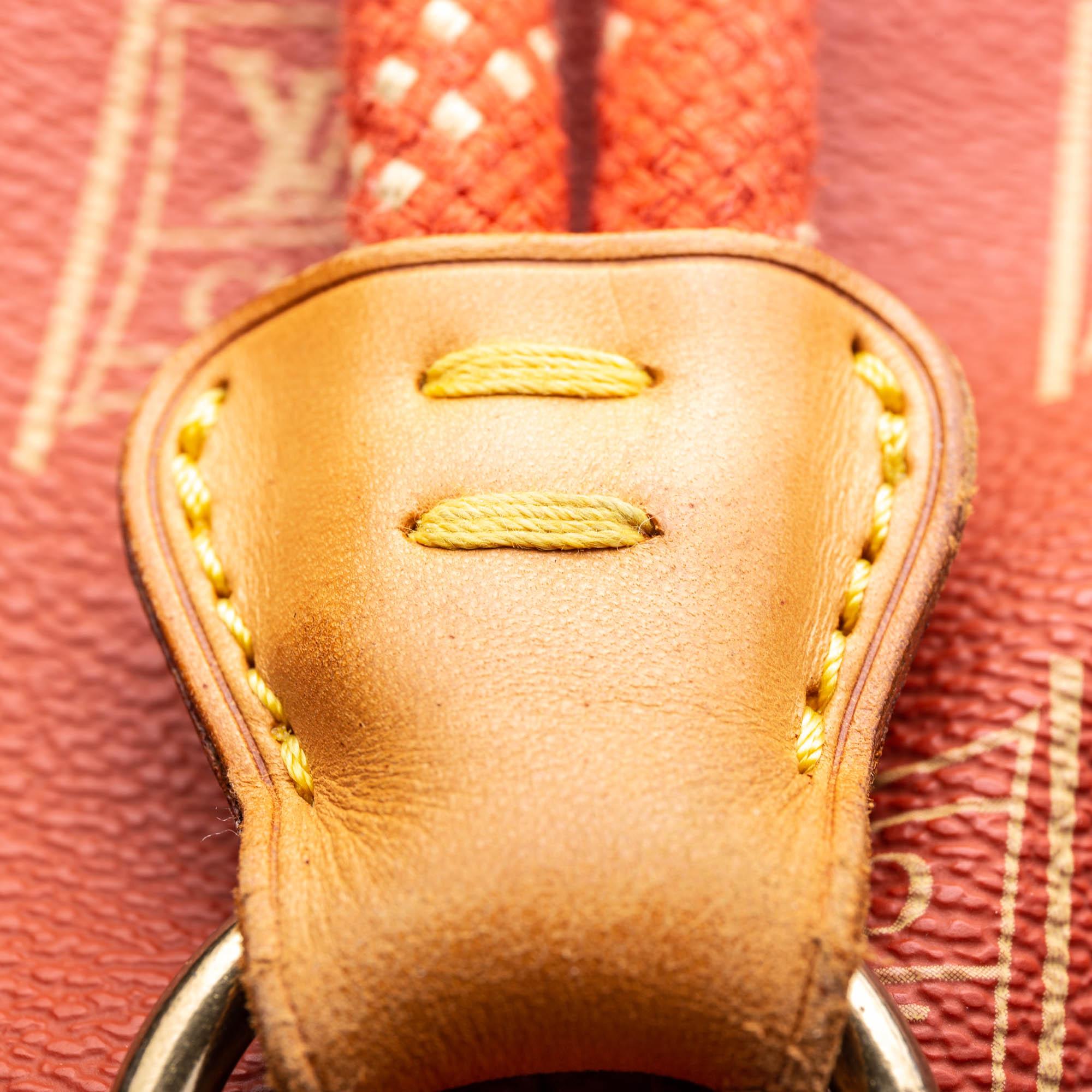 Louis Vuitton Red PVC Plastic 1995 LV Cup St. Tropez Drawstring ...