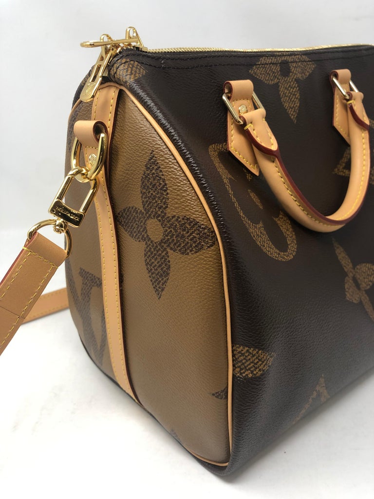 Louis Vuitton Reverse Mono Giant Speedy Bandouliere at 1stDibs | speedy ...