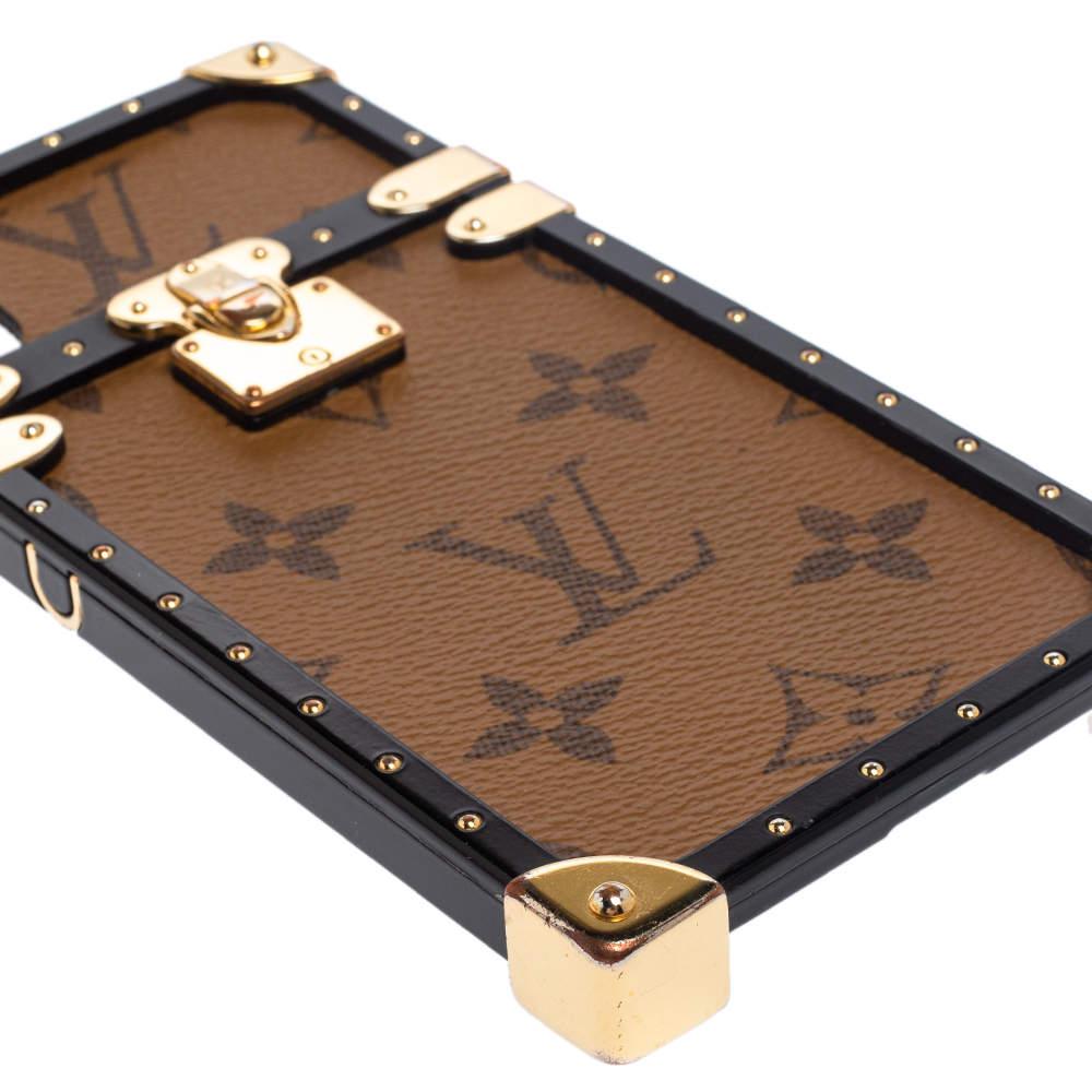 Louis Vuitton Reverse Monogram Eye-Trunk iPhone X Case For Sale at 1stDibs