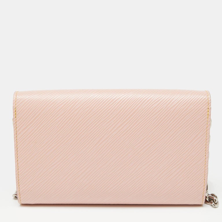 Louis Vuitton Rose Ballerina Epi Leather Mechanical Flower Twist Wallet ...
