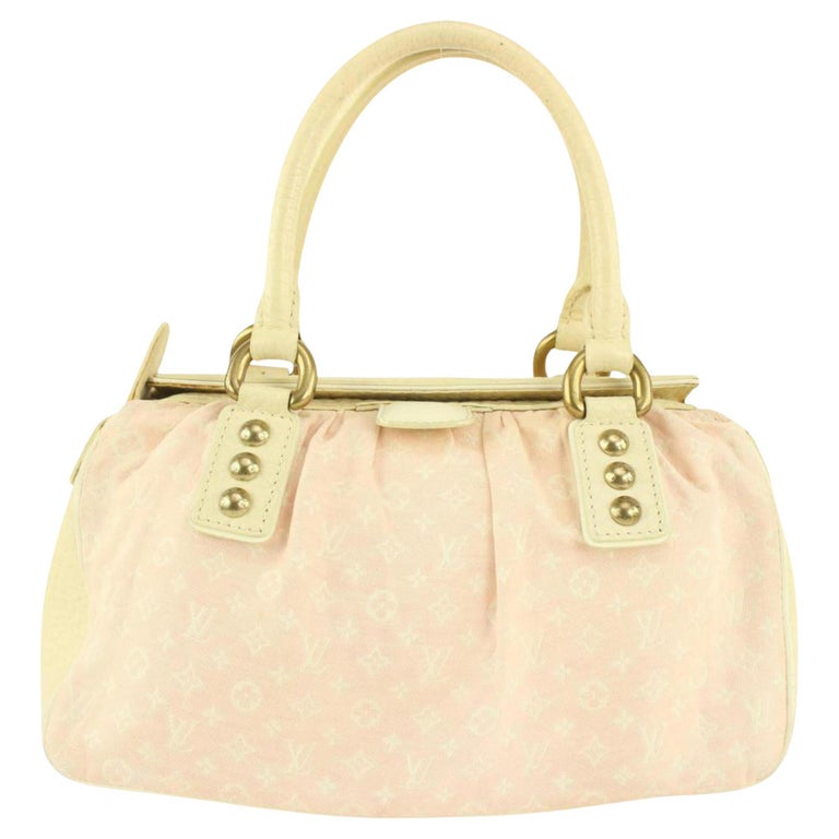 Louis Vuitton Rose Pink Monogram Mini Lin Trapeze PM Speedy Bag 123lv31 ...