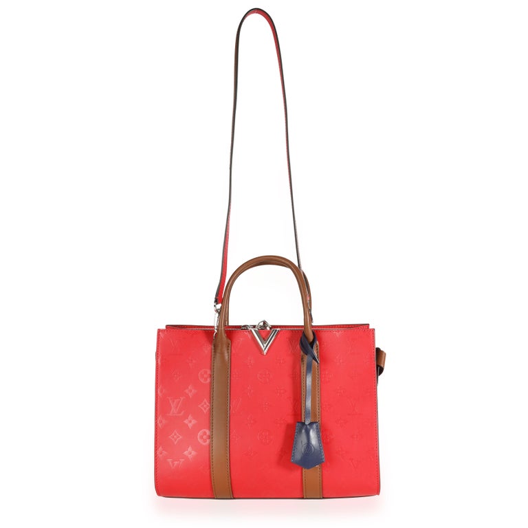 Louis Vuitton Rubis Embossed Monogram Leather Very Tote MM For Sale at ...