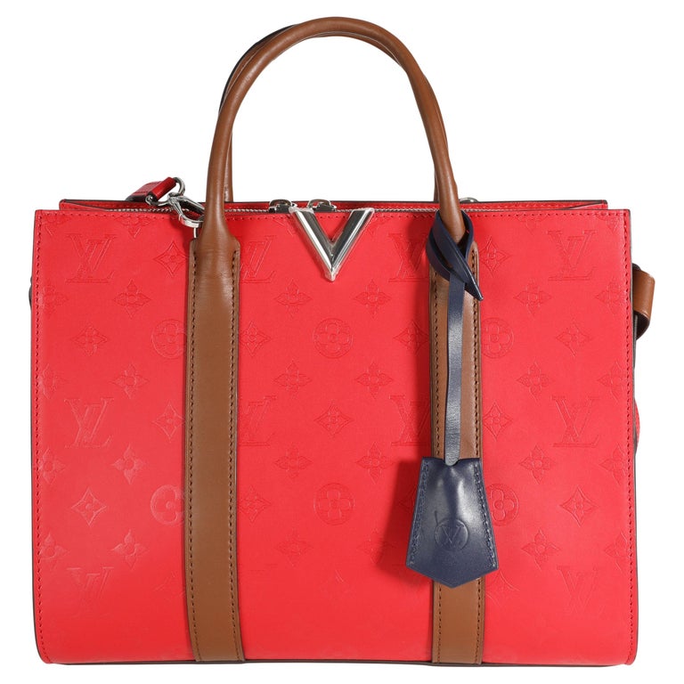 Louis Vuitton Rubis Embossed Monogram Leather Very Tote MM For Sale at ...
