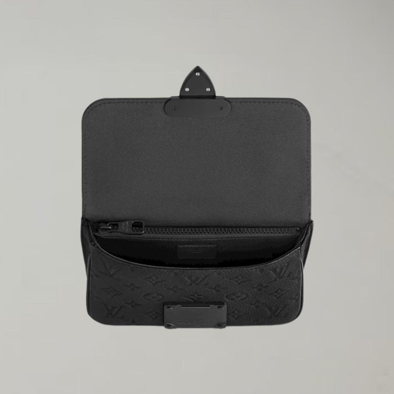 Louis Vuitton S Lock Sling Bag Black Monogram-embossed Taurillon ...