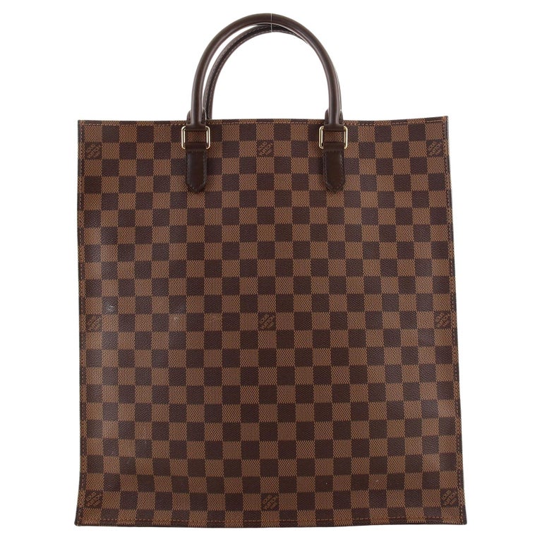 Louis Vuitton Sac Plat Bag Damier For Sale at 1stDibs