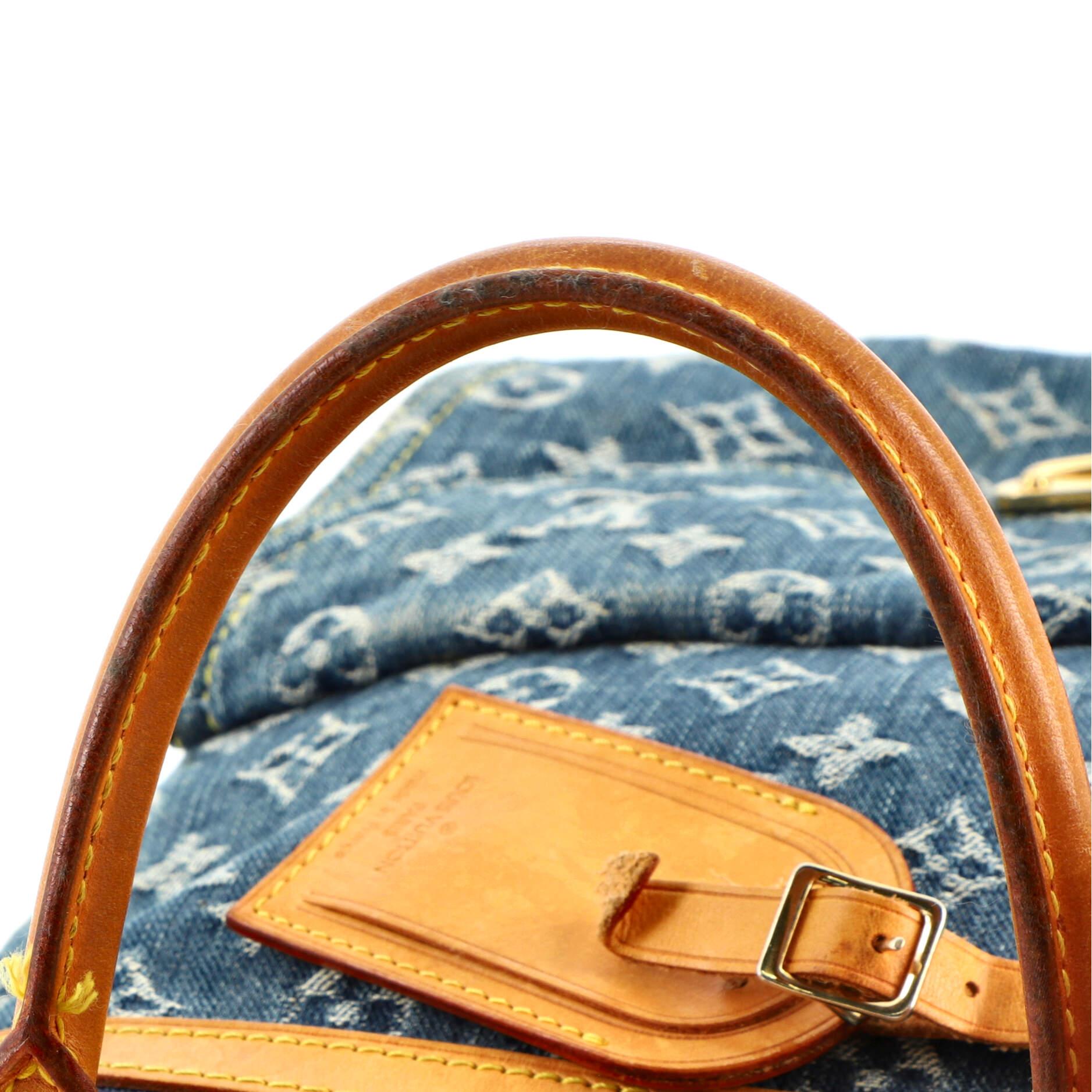 Louis Vuitton Sac Plat Bag Denim at 1stDibs