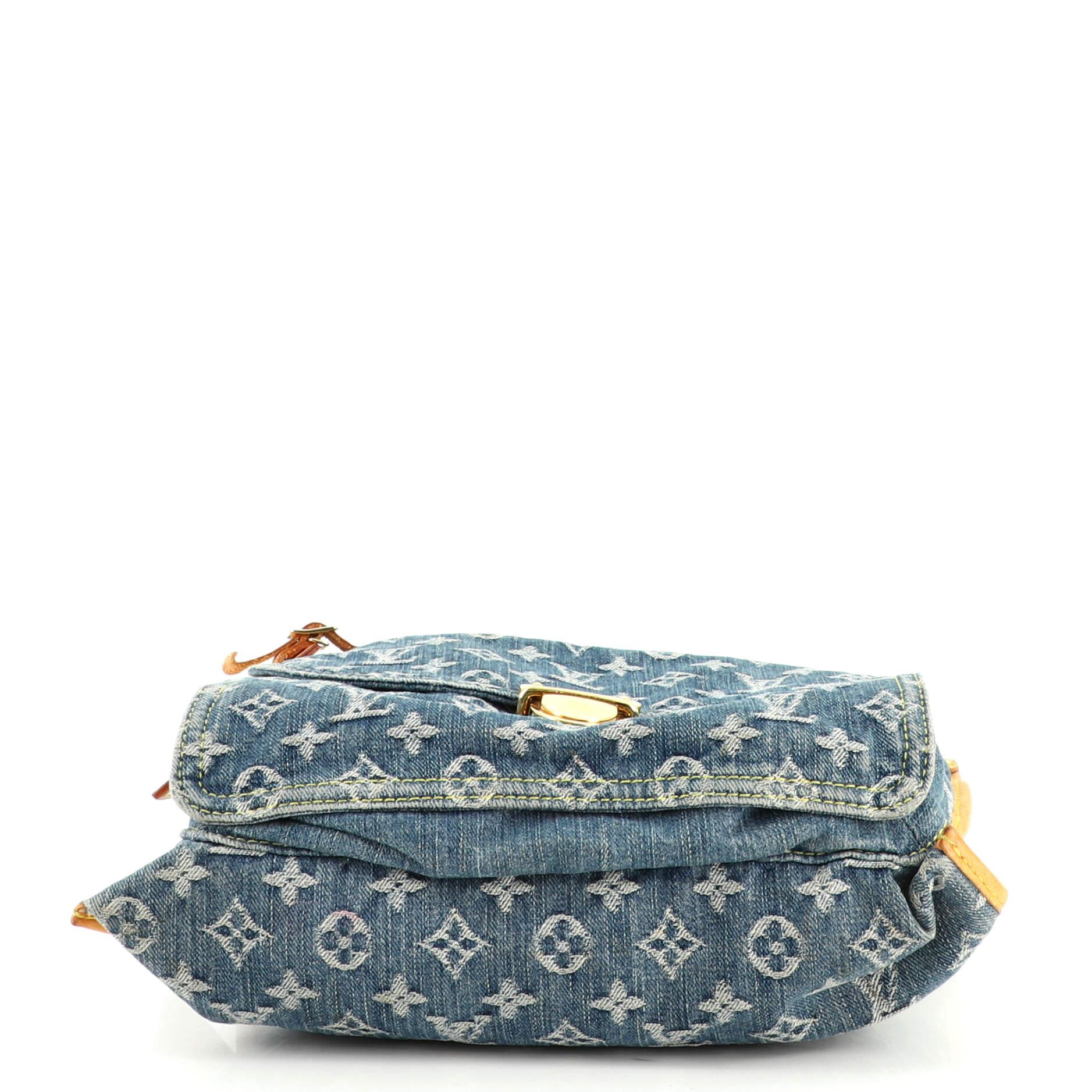 Louis Vuitton Sac Plat Bag Denim at 1stDibs