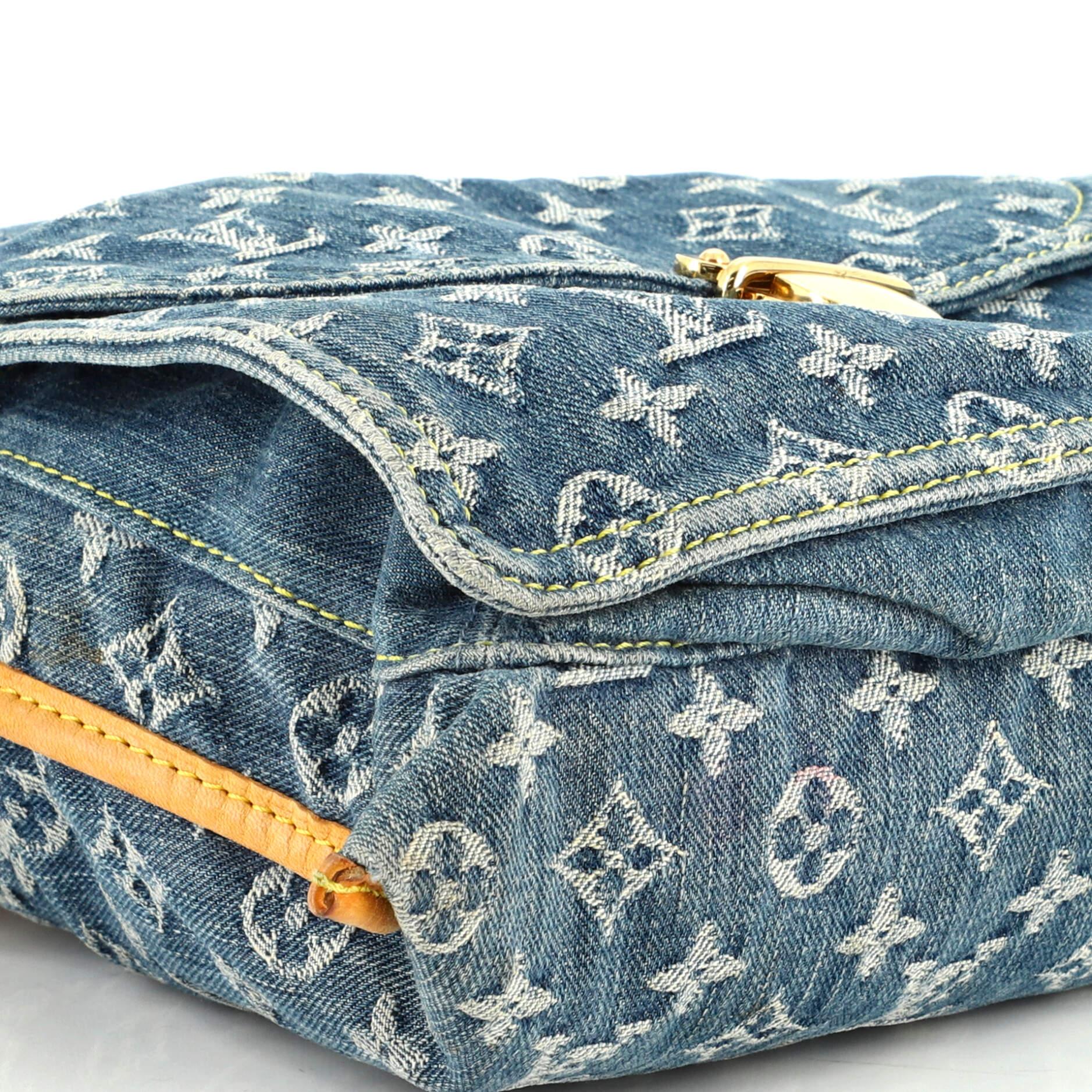 Louis Vuitton Sac Plat Bag Denim at 1stDibs