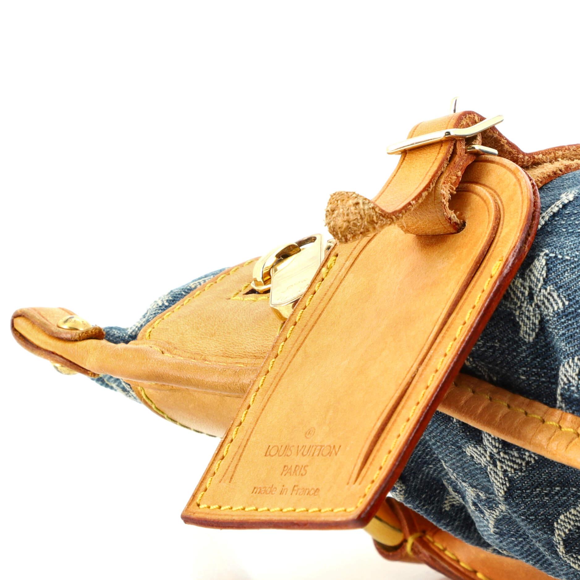 Louis Vuitton Sac Plat Bag Denim at 1stDibs