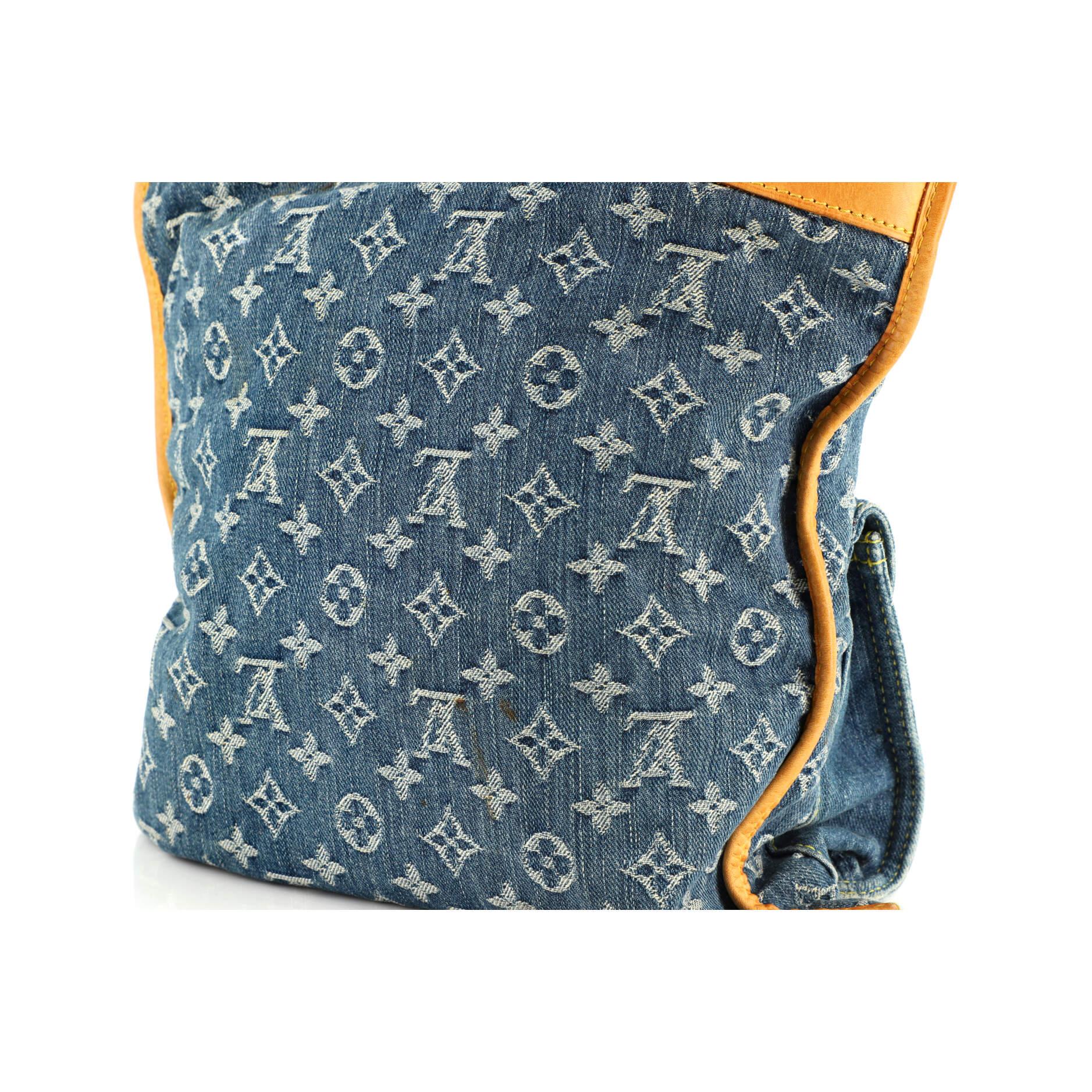 Louis Vuitton Sac Plat Bag Denim at 1stDibs