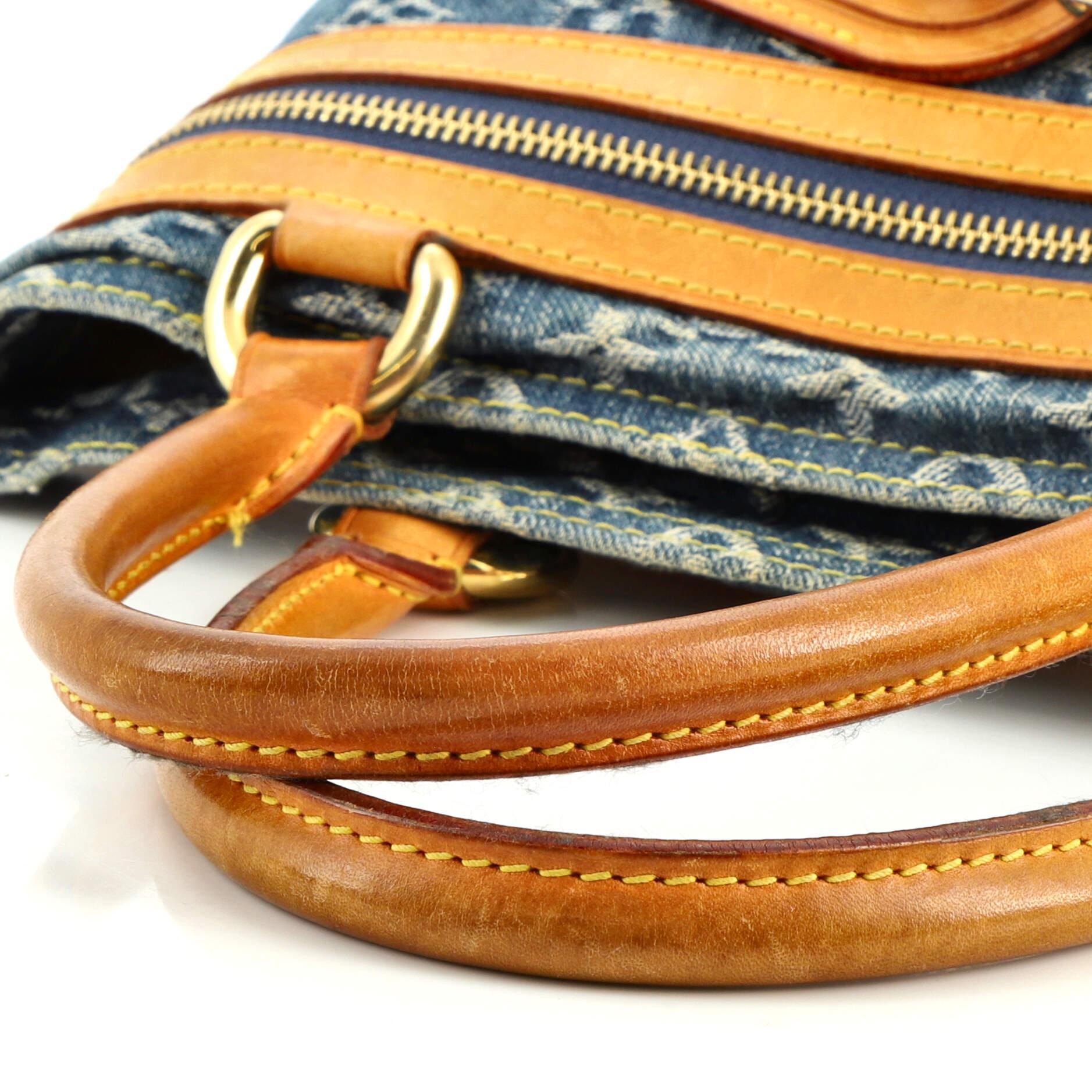 Louis Vuitton Sac Plat Bag Denim at 1stDibs