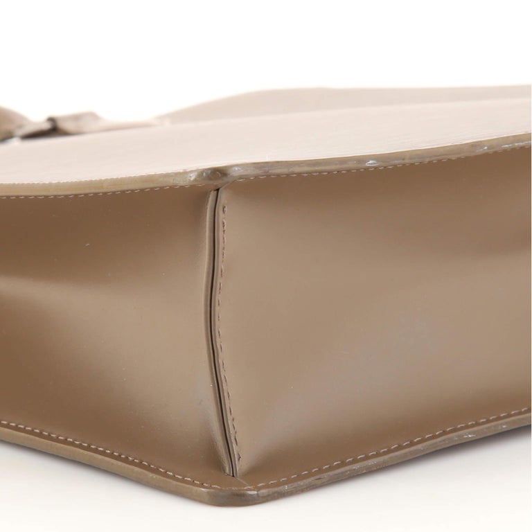 Louis Vuitton Sac Plat Bag Epi Leather GM For Sale at 1stDibs