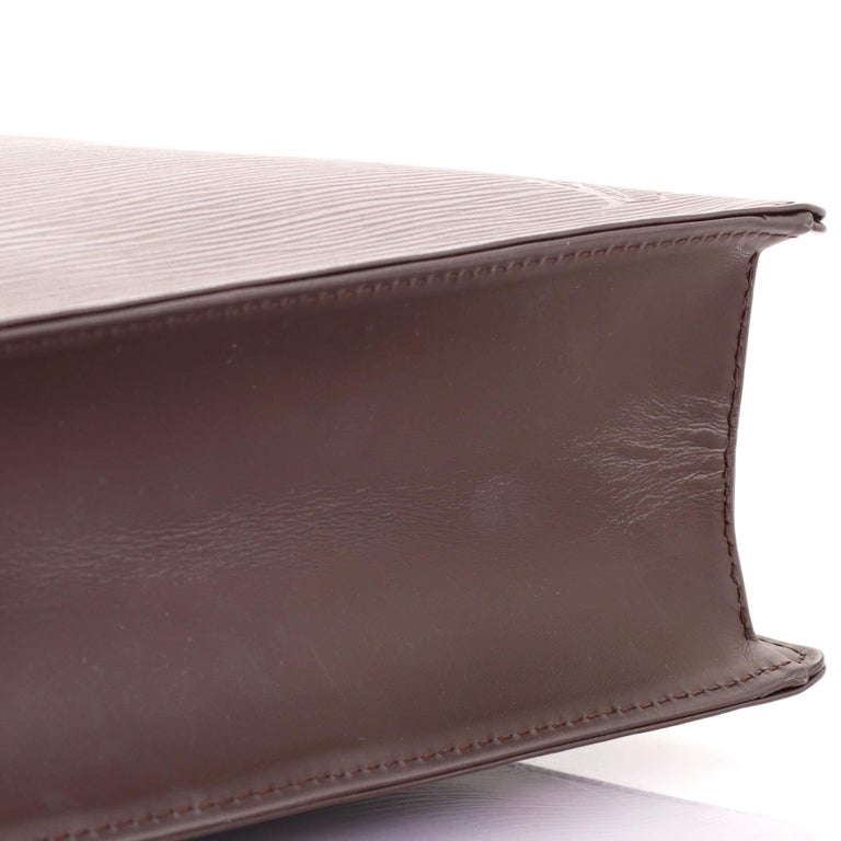 Louis Vuitton Sac Plat Bag Epi Leather PM For Sale at 1stDibs