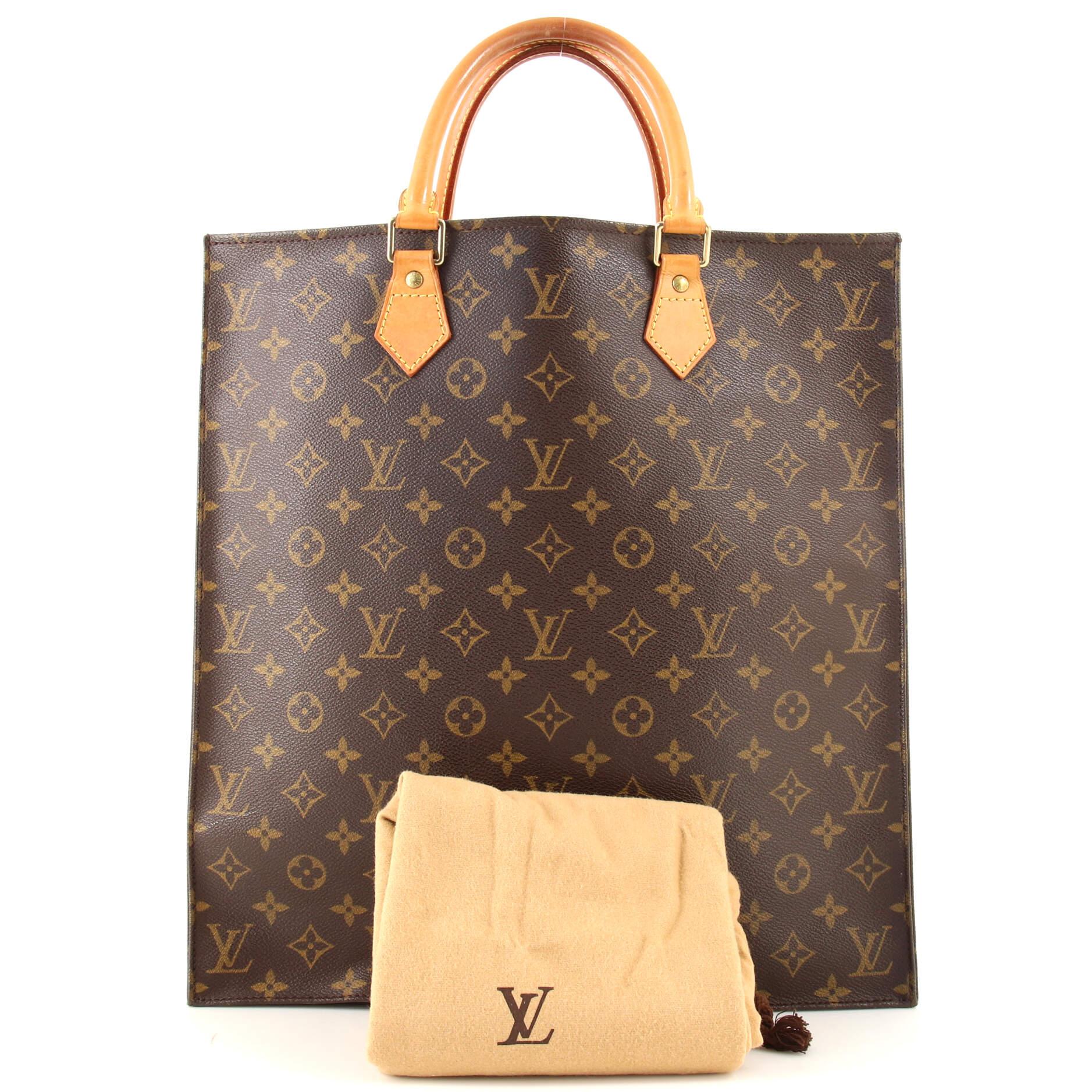 Louis Vuitton Sac Plat Bag Monogram Canvas at 1stDibs