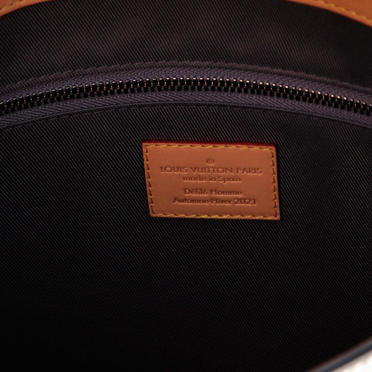 Louis Vuitton Sac Plat Bag Monogram Mirror Coated Canvas For Sale at ...