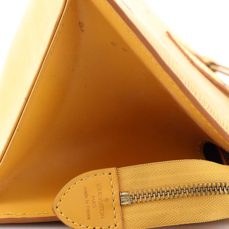 Louis Vuitton Sac Triangle Handbag Epi Leather For Sale at 1stDibs
