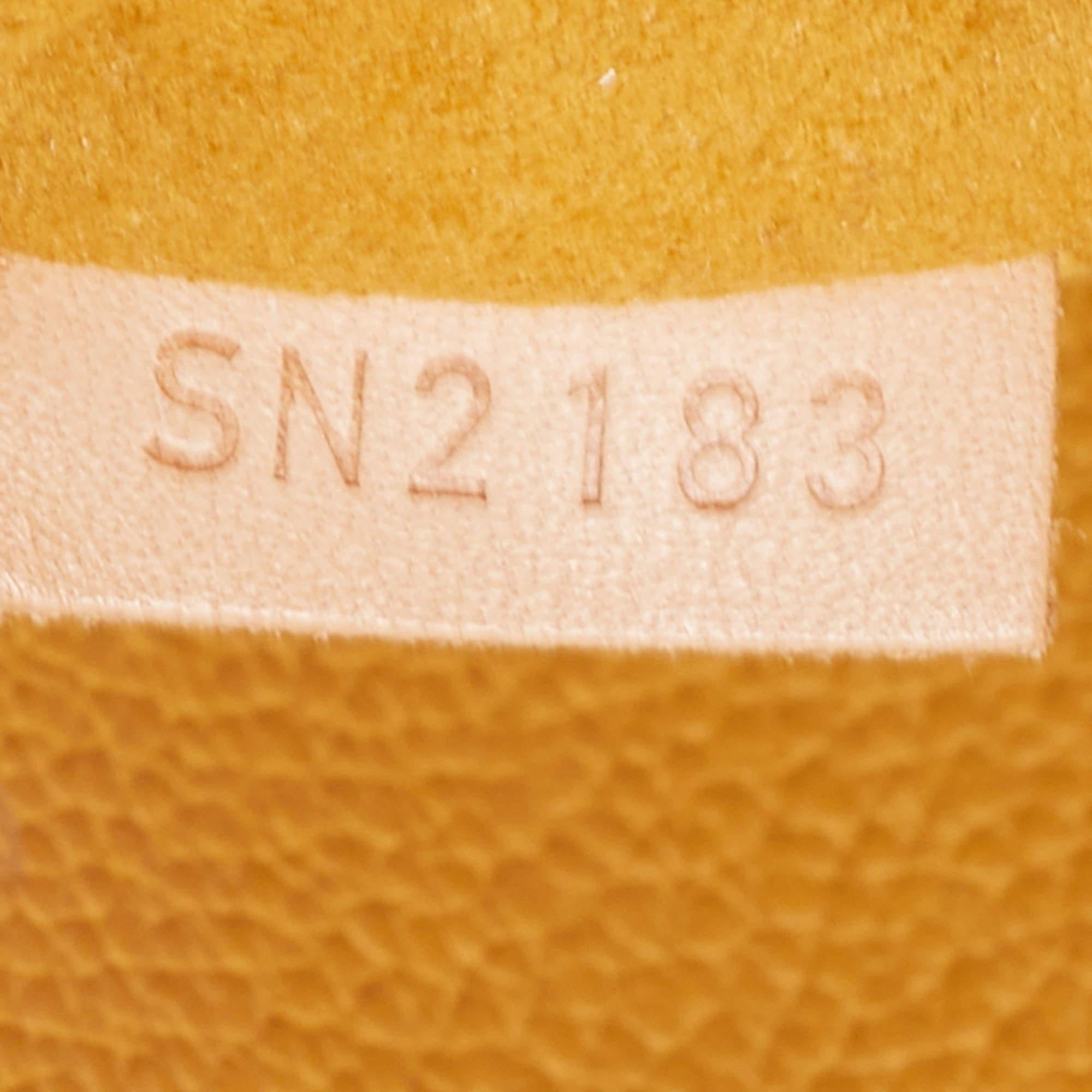 Louis Vuitton Saffran Monogram Canvas Pallas MM Bag For Sale at 1stDibs