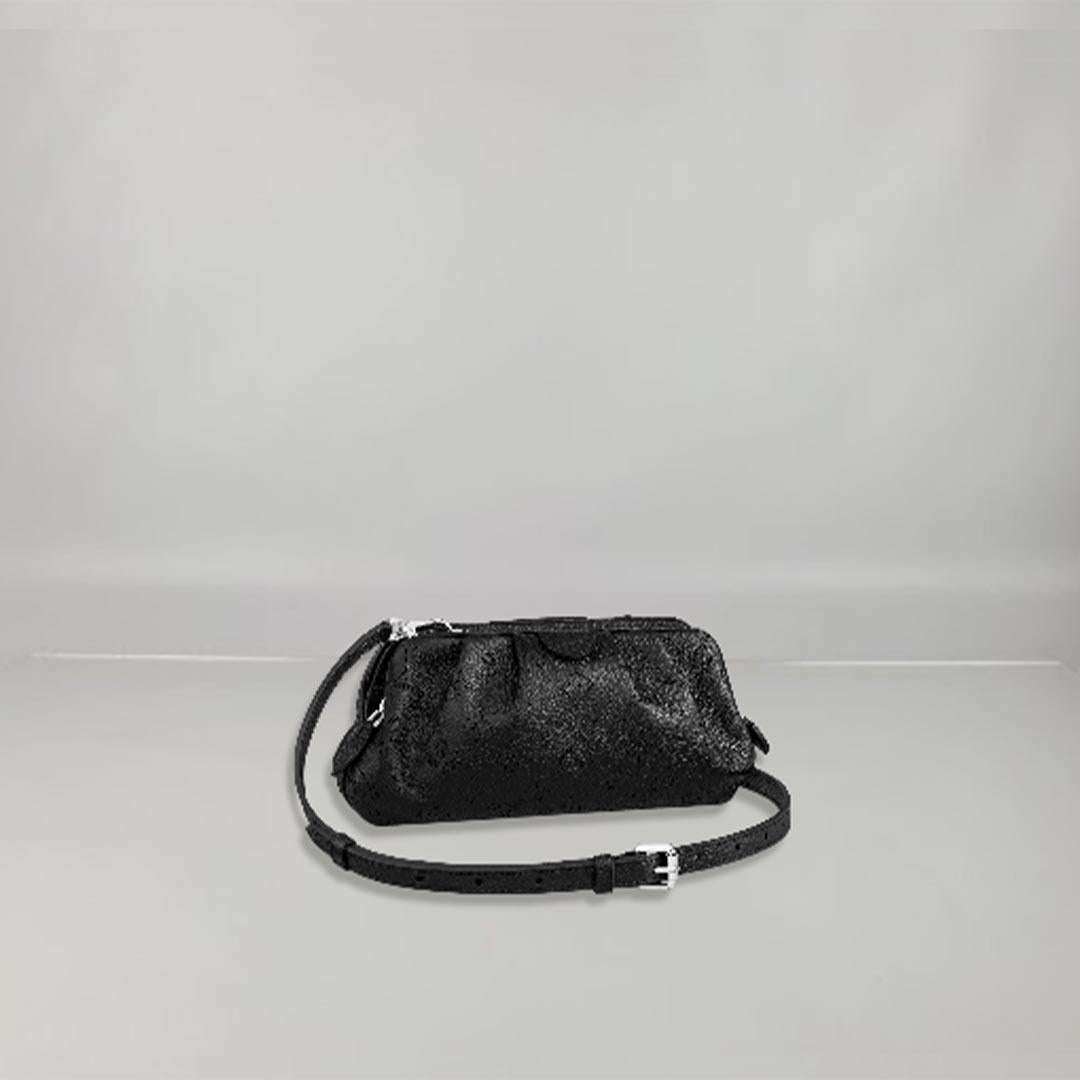 Louis Vuitton Scala Mini Pouch Black Mahina Perforated Calfskin For ...