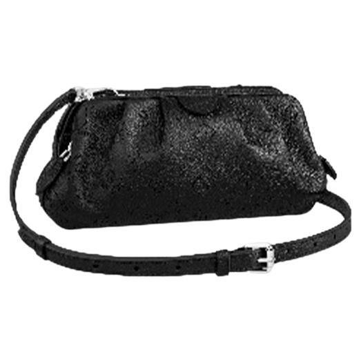 Louis Vuitton Scala Mini Pouch Black Mahina Perforated Calfskin For ...