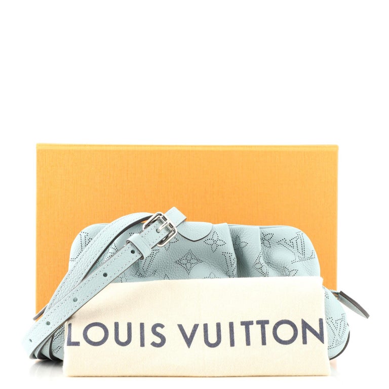 Louis Vuitton Scala Pouch Bag Mahina Leather Mini For Sale at 1stDibs