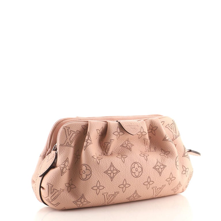 Louis Vuitton Scala Pouch Bag Mahina Leather Mini For Sale at 1stDibs