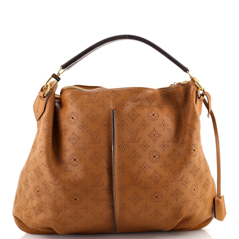 Louis Vuitton Selene Handbag Mahina Leather MM For Sale at 1stDibs