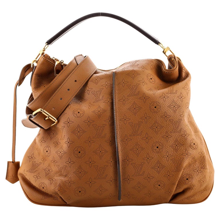 Louis Vuitton Selene Handbag Mahina Leather MM For Sale at 1stDibs