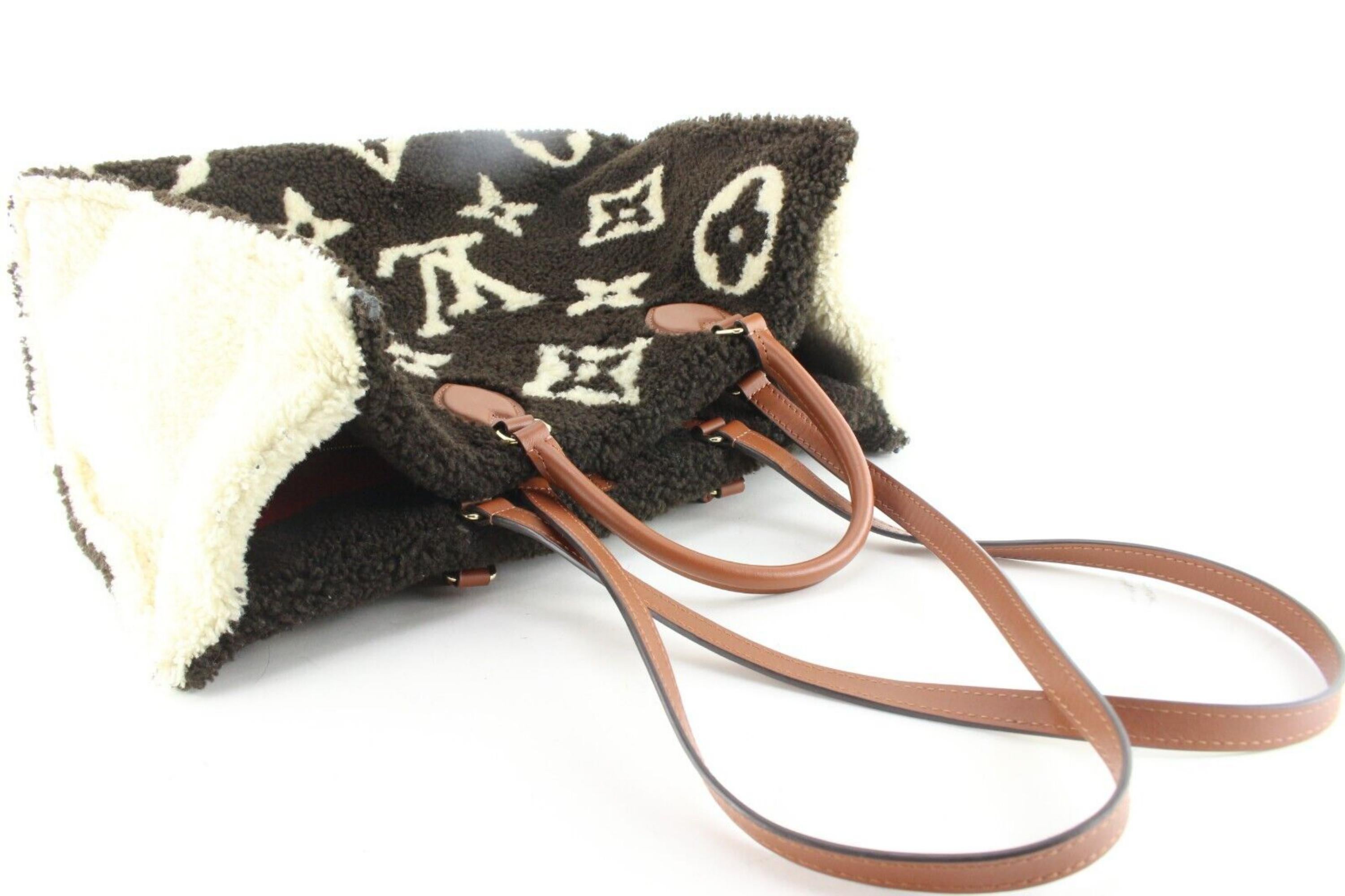 Louis Vuitton Shearling Teddy Monogram Giant Onthego GM 5LV419C For ...