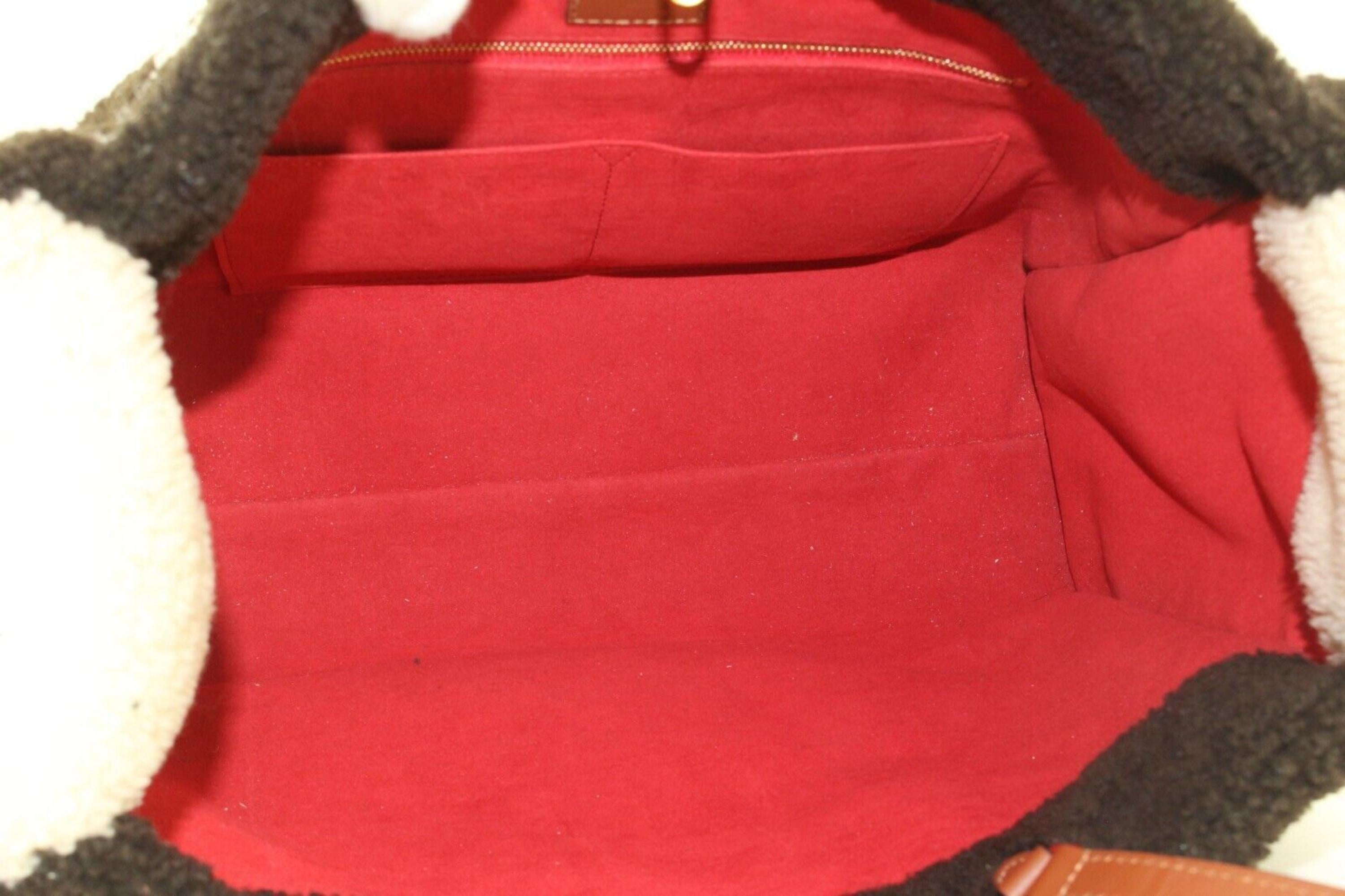 Louis Vuitton Shearling Teddy Monogram Giant Onthego GM 5LV419C For ...
