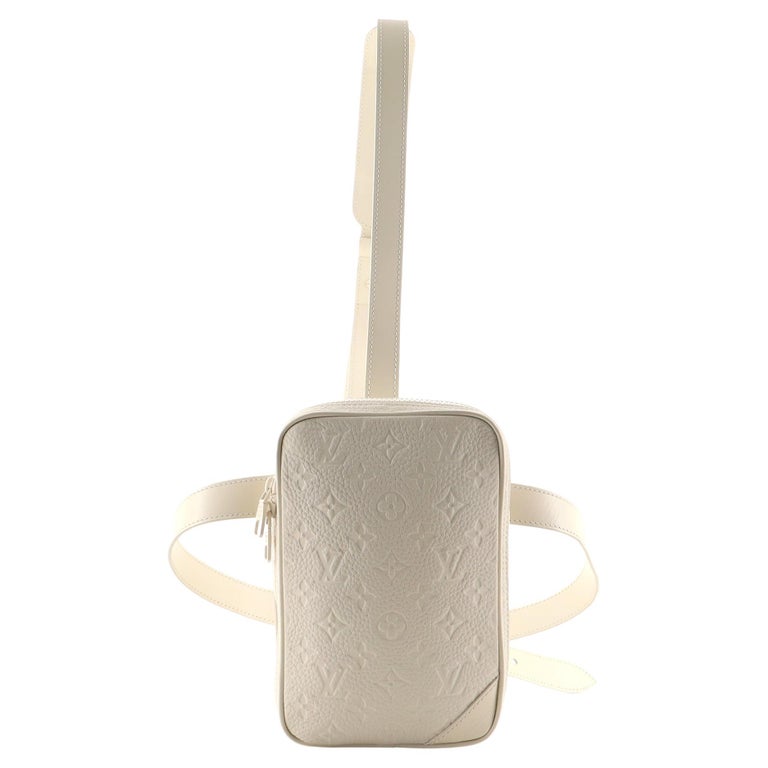 Louis Vuitton Side Utility Bag Monogram Taurillon Leather For Sale at ...