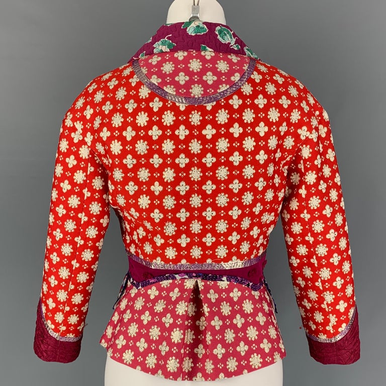 LOUIS VUITTON Size 6 Multi-Color Embroidered Polyester Blend Jacket For ...