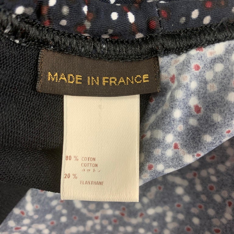 LOUIS VUITTON Size M Black White Print Nylon Drawstring Speedo For Sale ...