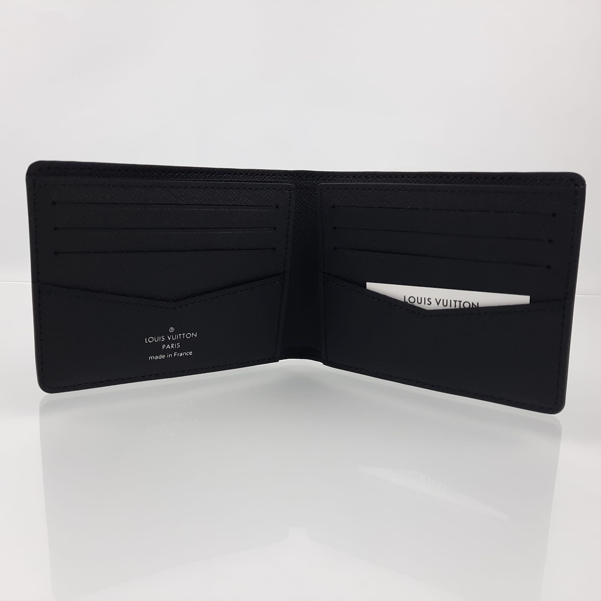 Louis Vuitton Slender Wallet Monogram Eclipse canvas For Sale at 1stDibs
